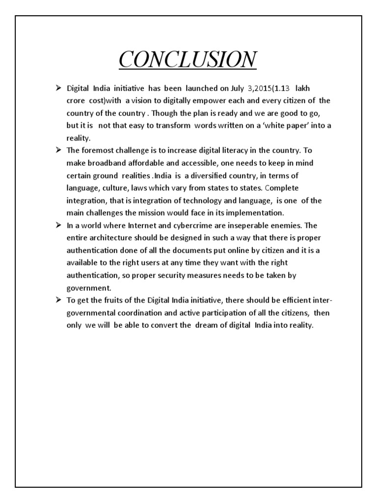 CONCLUSION | PDF | Business | Computers