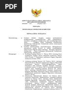 SK Guru Paud Oleh Kepala Desa | PDF