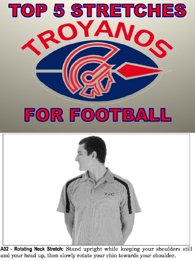 Top 5 Stretches For Football | PDF