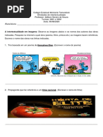 Atividade Intertextualidade 8 Ou 9º Ano. | PDF | Intertextualidade | Amor