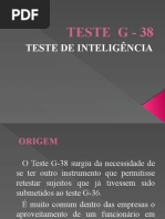 Teste Não Verbal de Inteligencia - G38 | PDF | Inteligência | Cognição