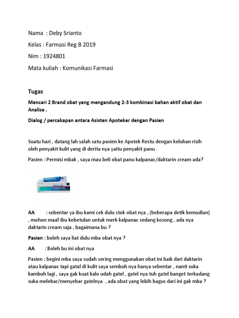 Thecort Cream untuk Panu dan Gatal | PDF