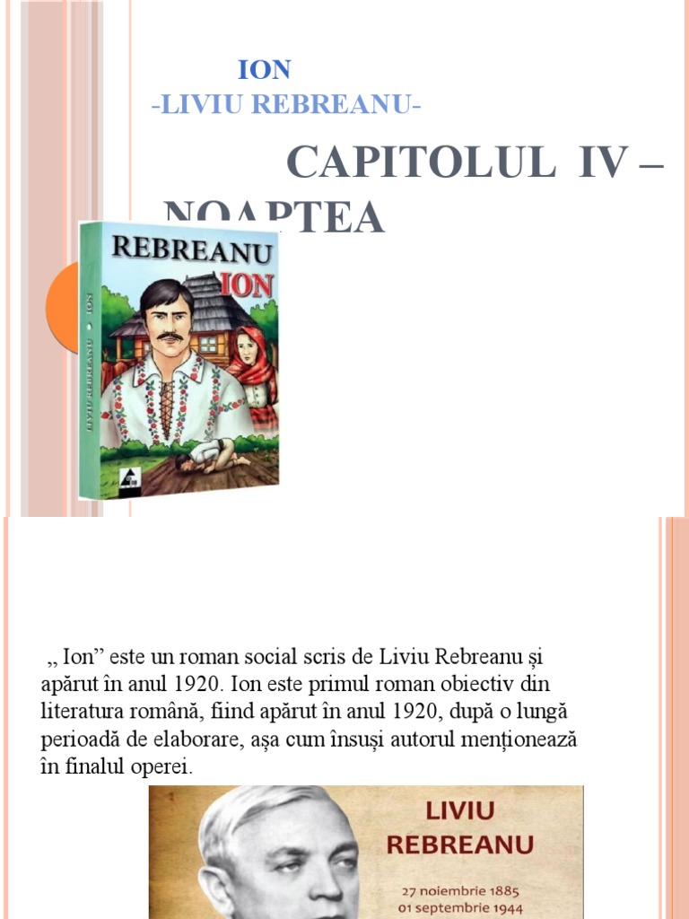 ION Proiect Romana | PDF