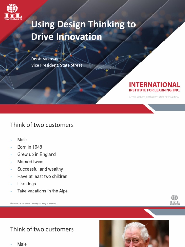 Using Design Thinking To Drive Innovation FINAL | PDF | Design Thinking ...