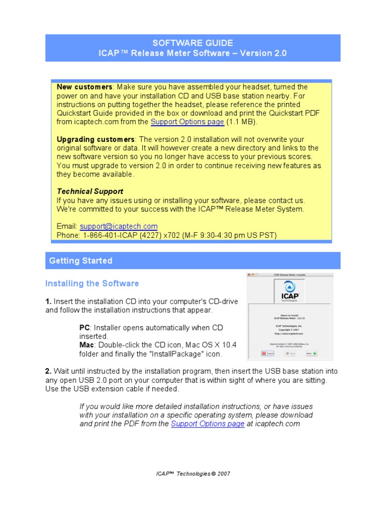 Icap - Release - Meter - Software - Guide - v2 | PDF | Icon (Computing ...