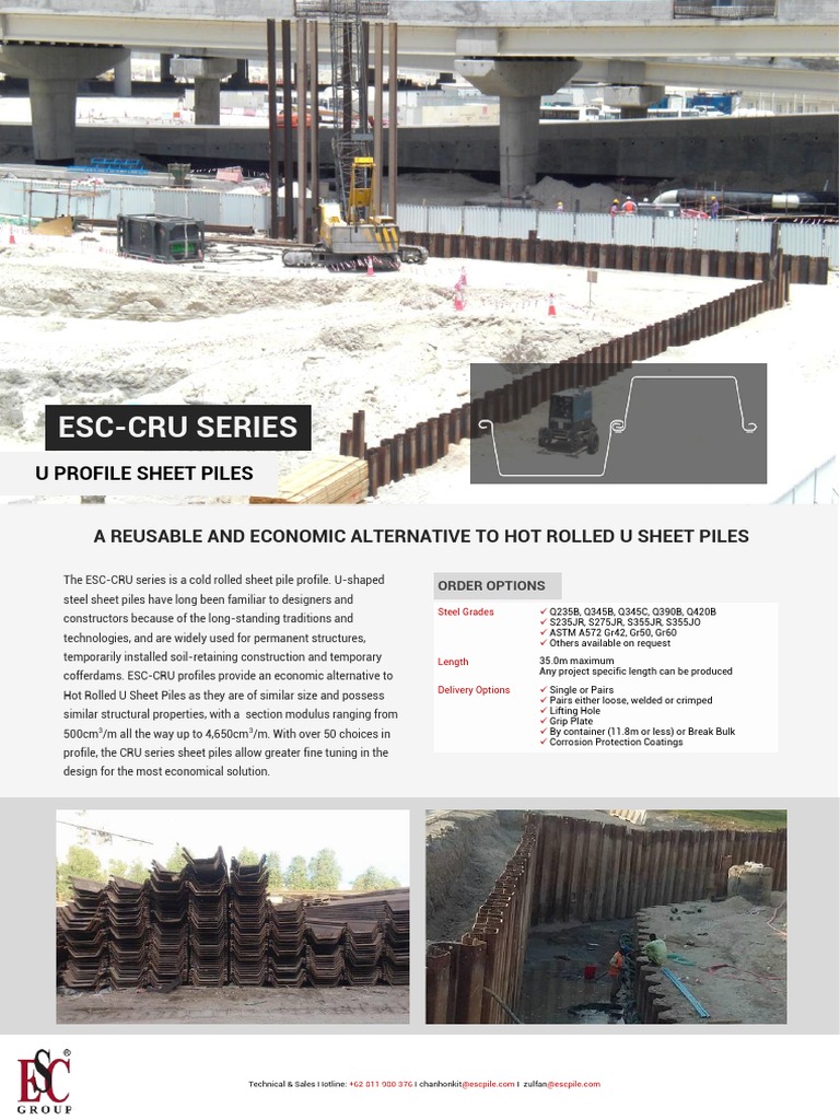 CRU Data Sheet Indonesia | PDF | Sheet Metal | Deep Foundation