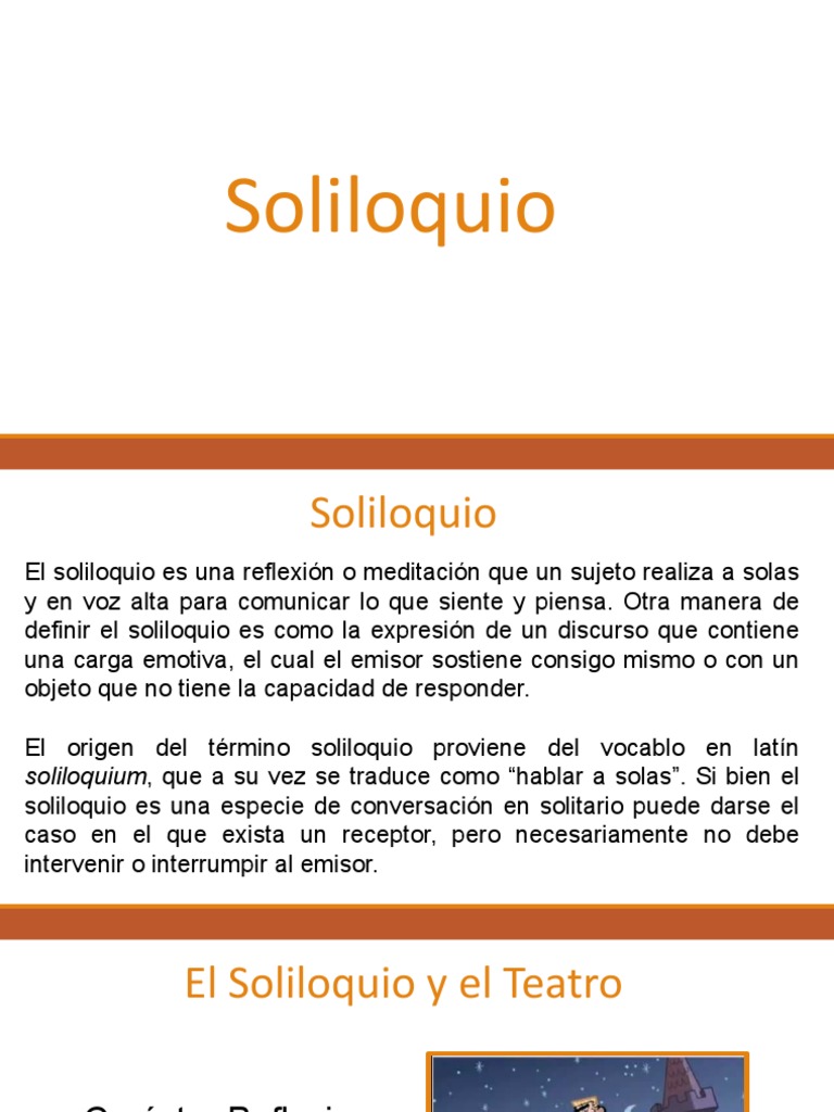 Soliloquio | PDF