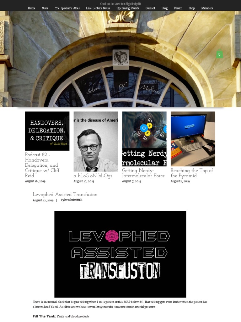 Levophed Assisted Transfusion | PDF