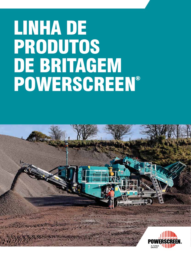 Powerscreen Crushing Brochure BPT | PDF | Bomba | Desperdício