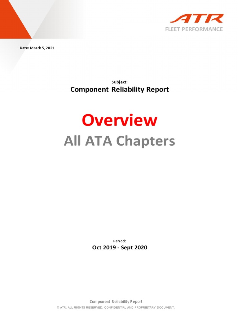 Component Reliability Report - 2021-03 | PDF | Equipment | Energy ...