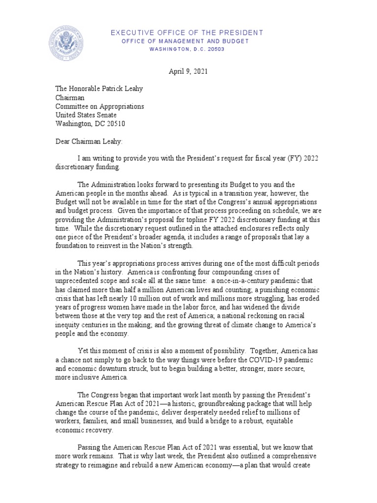 FY 2022 Discretionary Request | Descargar gratis PDF | Maternal Death ...