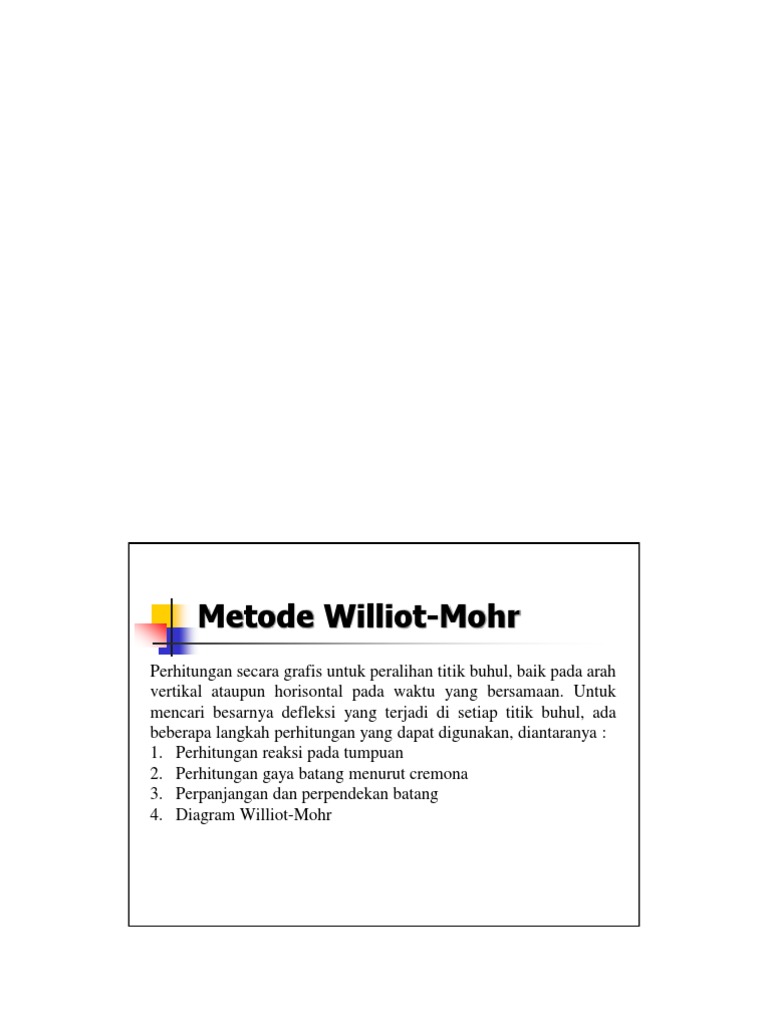 Diagram Williot-Mohr dalam Perhitungan Struktur | PDF | Pengelolaan ...