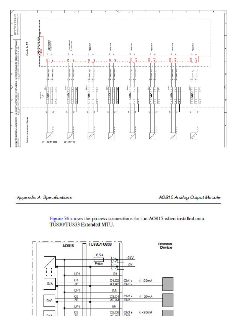 Conexiones AI815-AO815 | PDF