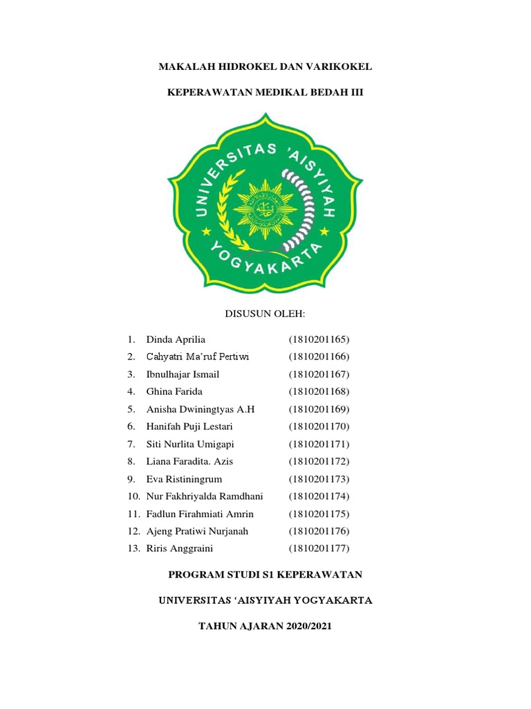 Hidrokel Dan Varikokel | PDF