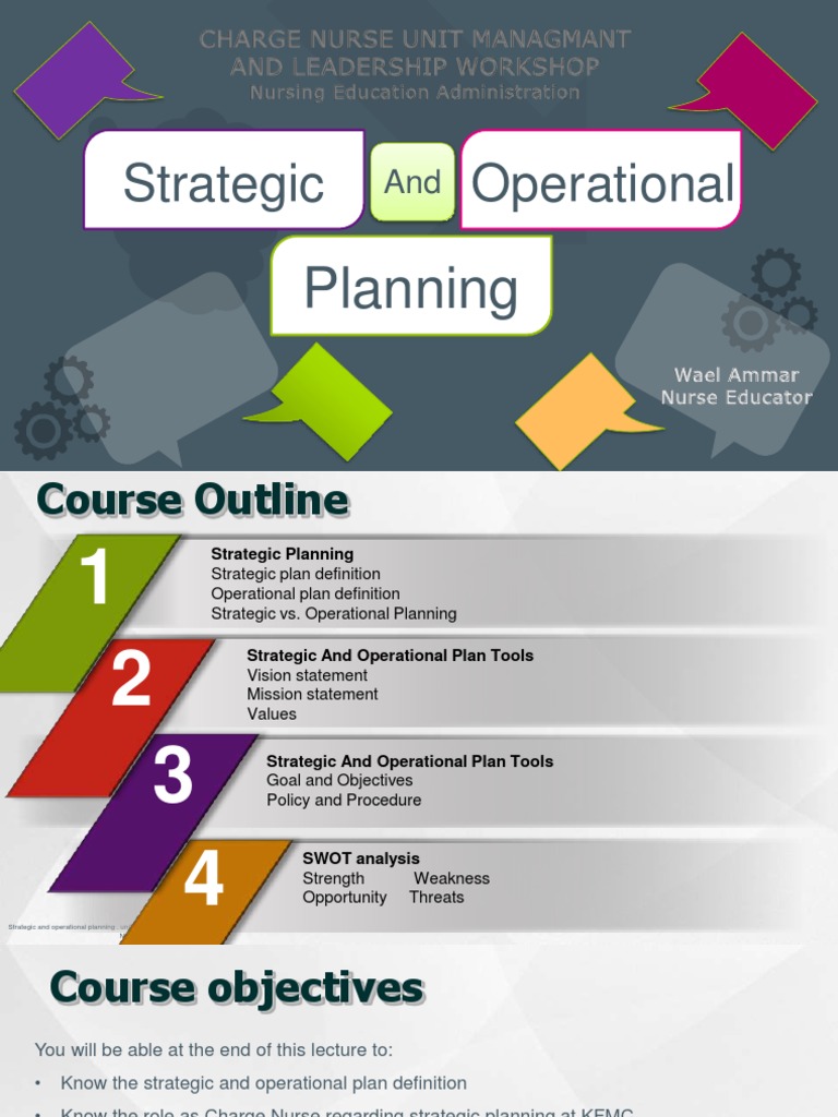 Strategic vs. Operational Planning in Nursing | PDF | Strategic ...