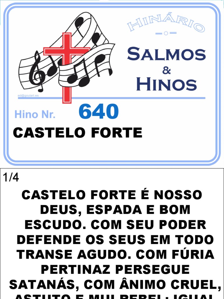 Hino "Castelo Forte" - Letra e Significado | PDF