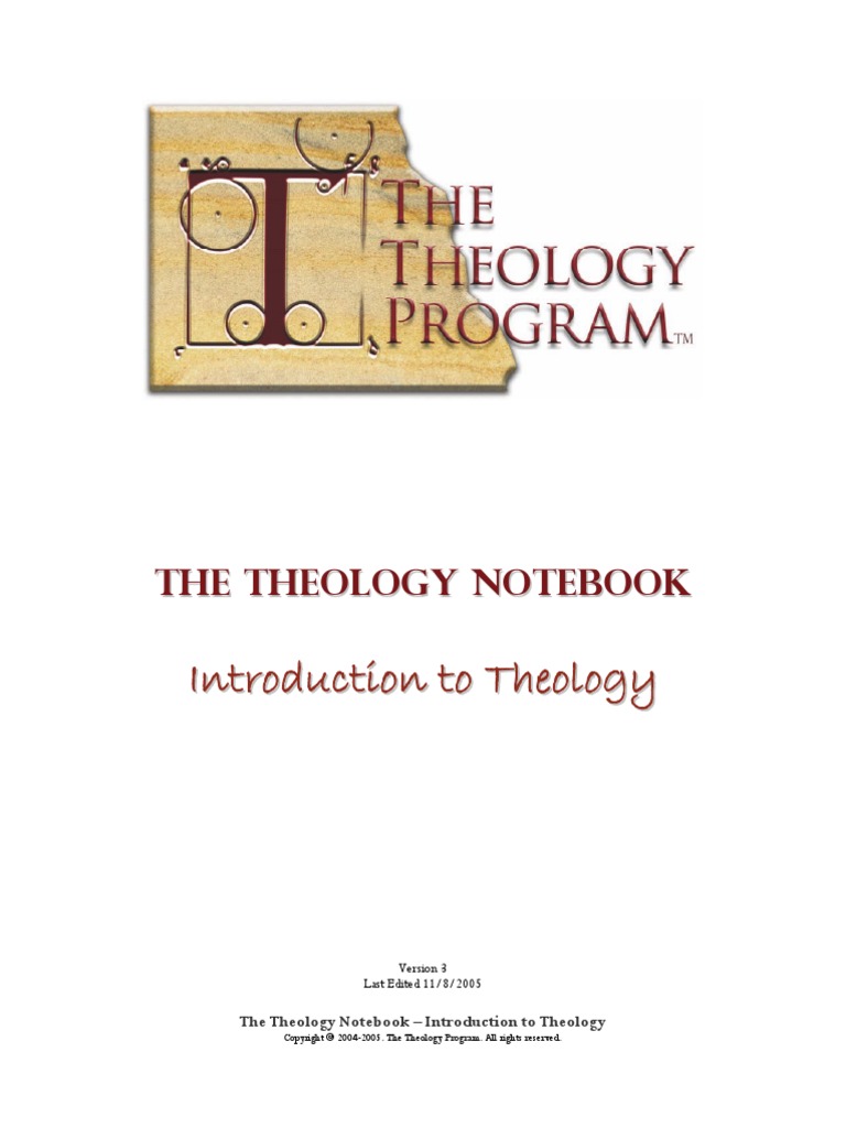 Intro To Theology | PDF | Theology | God