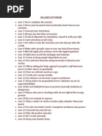The 48 Laws of Power Cheat Sheet With Real Life Examples8 | PDF