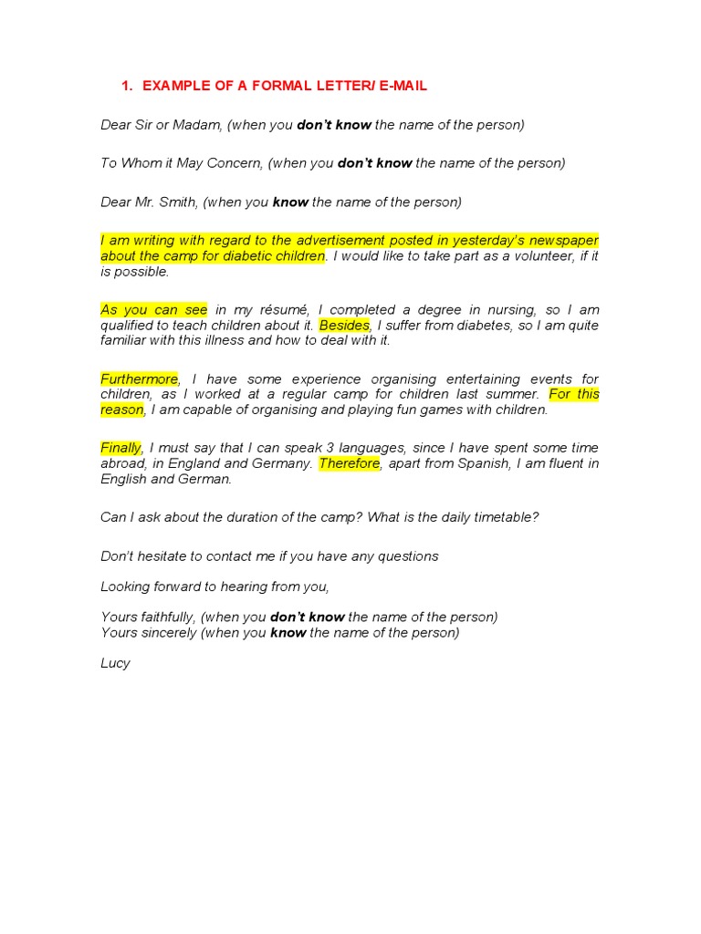 Possible Writing Tasks B2 | PDF