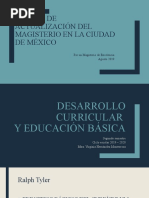 Modelo Curricular de Ralph Tyler | PDF | Evaluación | Plan de estudios