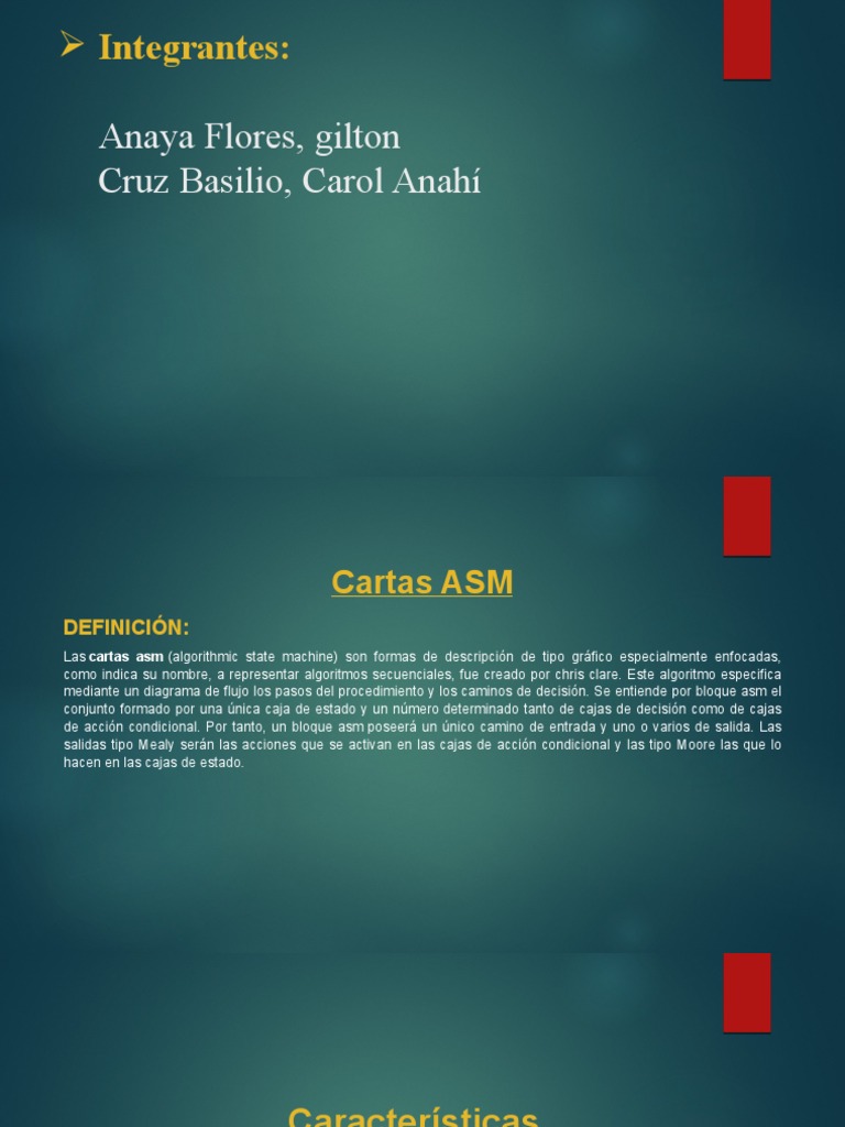 Introducción a las Cartas ASM y su Estructura | PDF | Algoritmos ...