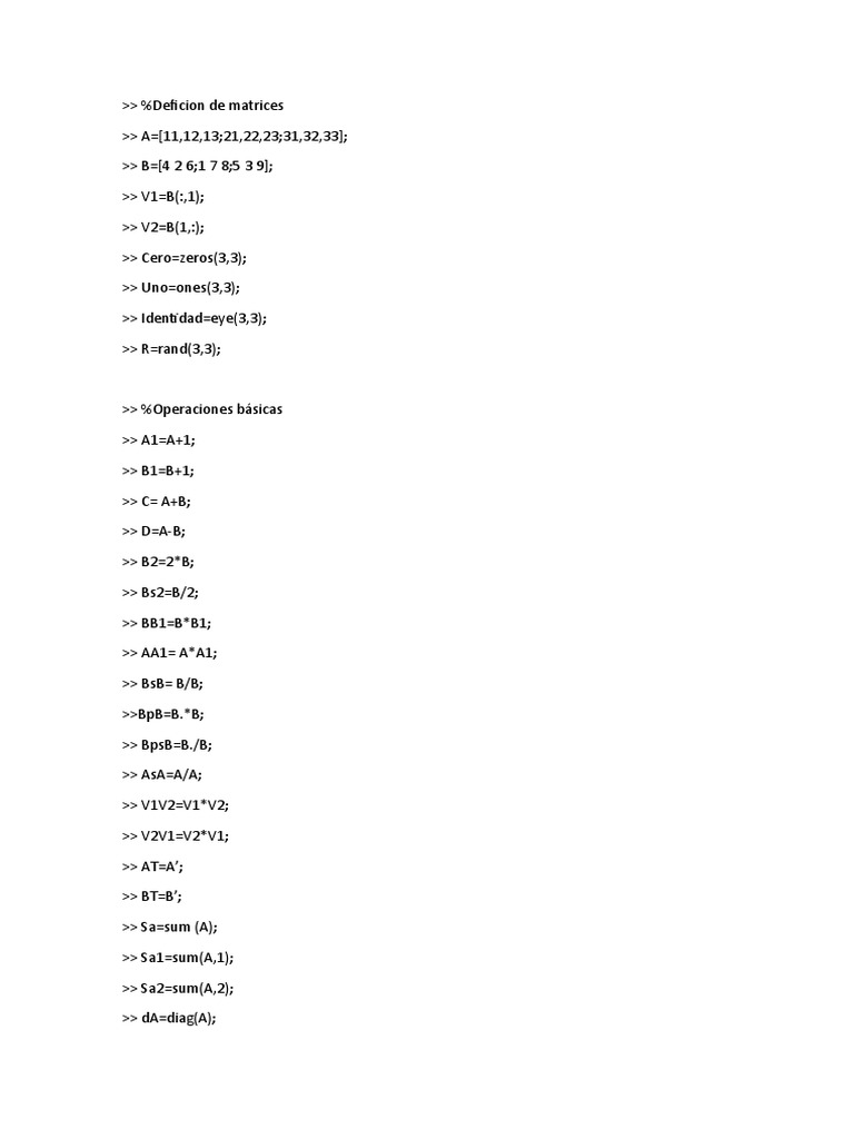 Codigo Matlab | PDF | Teaching Methods & Materials | Computers