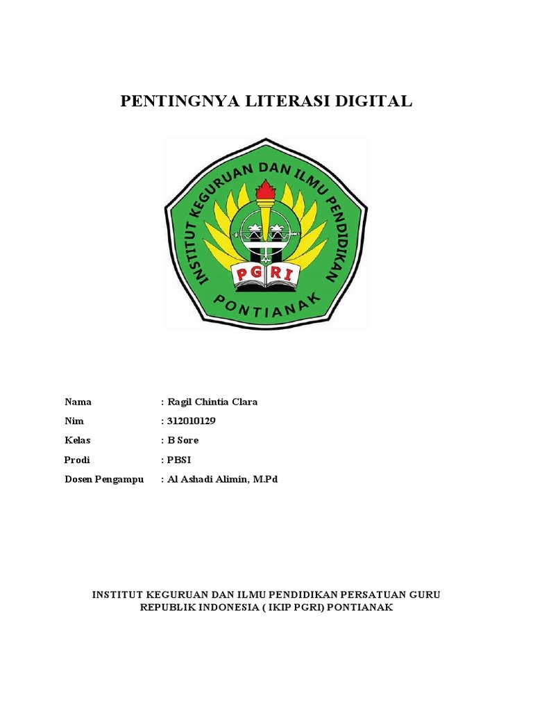 Pentingnya Literasi Digital | PDF