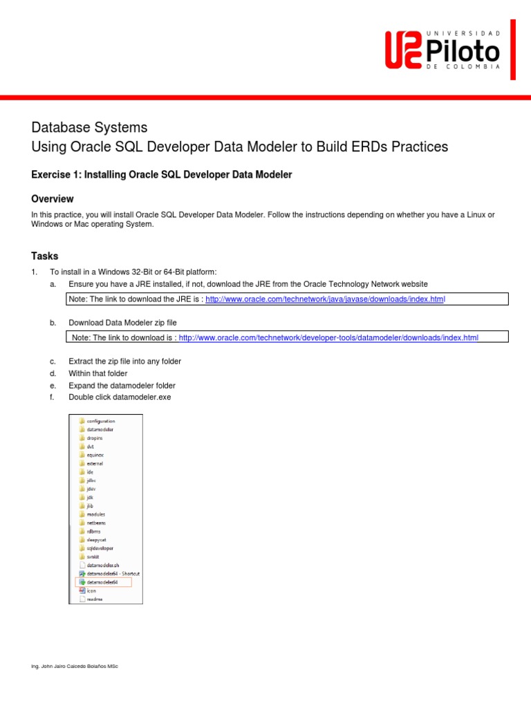 Database Systems Using Oracle SQL Developer Data Modeler To Build Erds ...