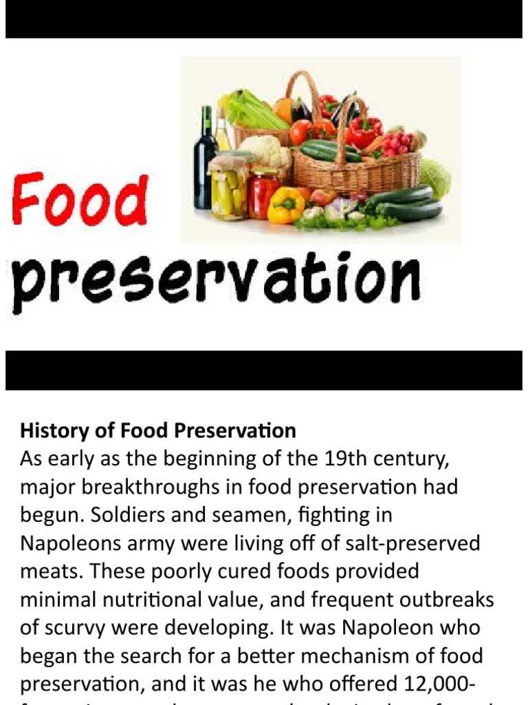 Food Preservation - PPTX (Autosaved) | Download Free PDF | Food ...