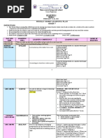 Weekly Home Learning Plan Science | PDF | Force | Scientific Method