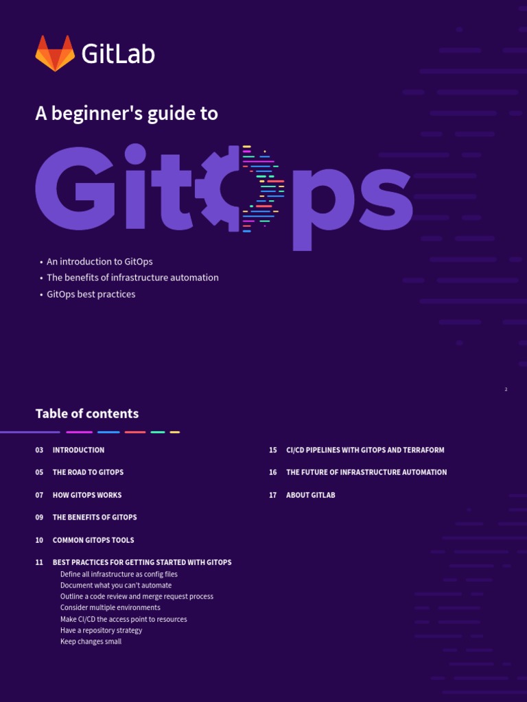 Beginner Guide Gitops | PDF | Cloud Computing | Automation