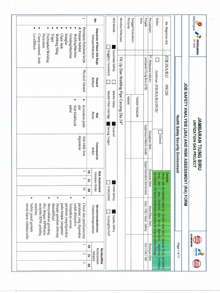 Jsa Fit Up Dan Welding | PDF