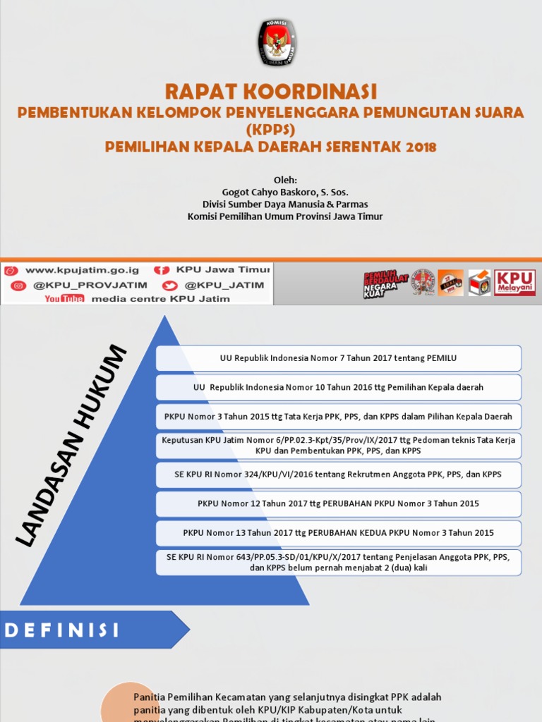 Pembentukan KPPS Pemilihan 2018 | PDF