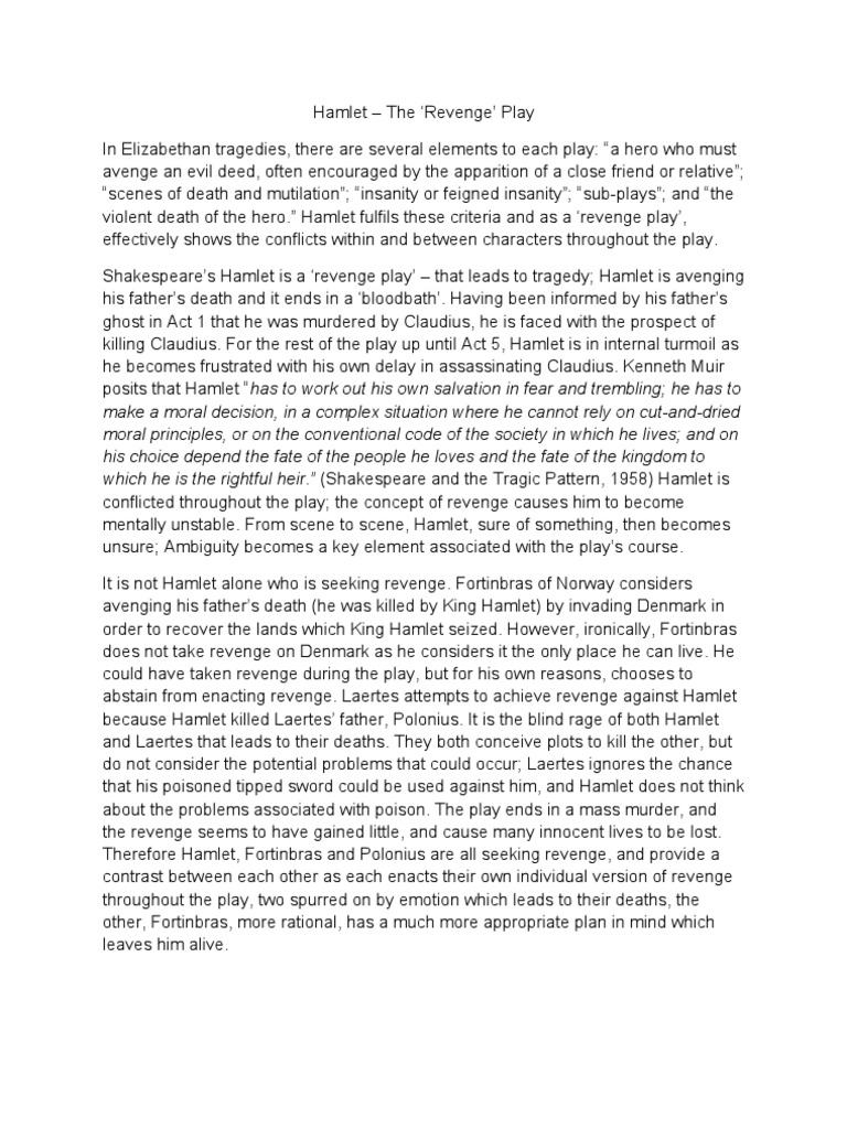 Hamlet Summary | Hamlet