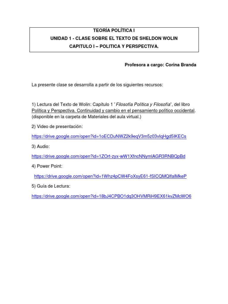 Introducción a Sheldon Wolin | PDF | Política | Ciencia y matemáticas