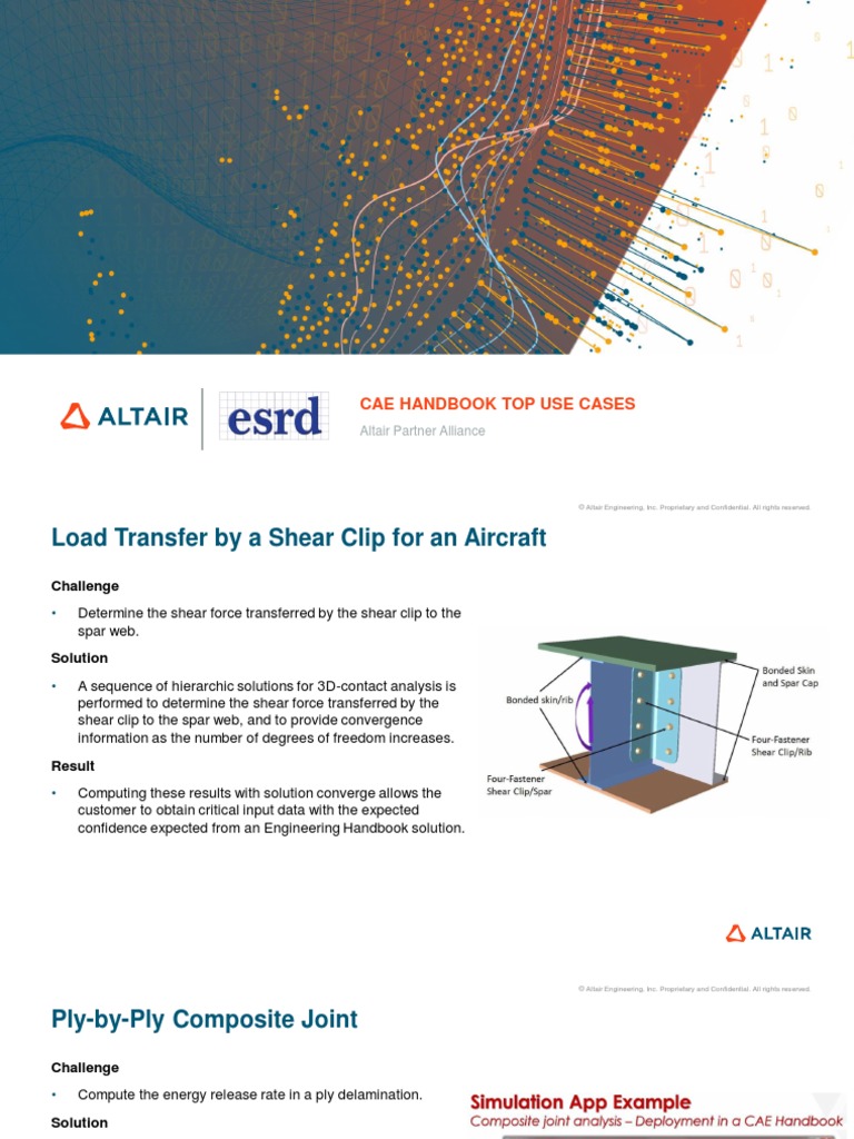 Cae Handbook Top Use Cases: Altair Partner Alliance | PDF