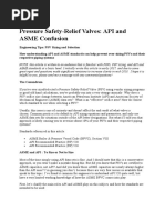 API & Asme PSV, PZV Orifice Area | PDF | Valve | Application ...