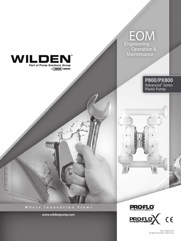 P800-PX800 Plastic Pump EOM Advanced | PDF | Pump | Valve