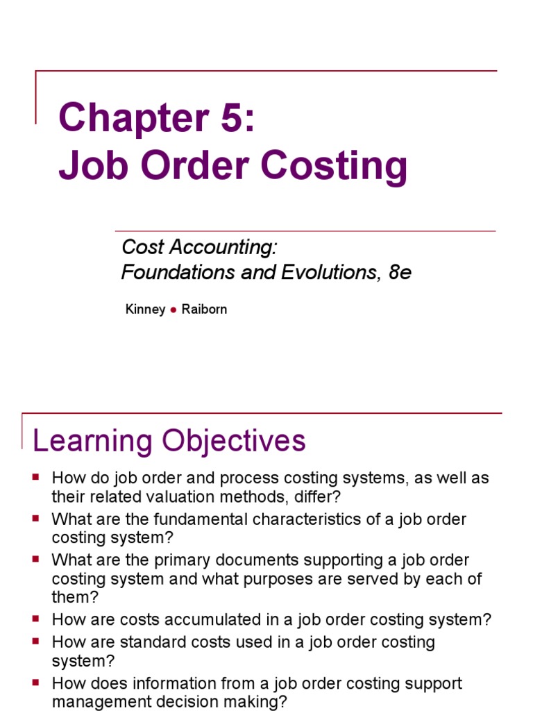 Kinney8e PPT Ch05 | PDF | Inventory | Cost