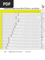 Gregorian-Lunar Calendar Conversion Table of 2012 (Ren-Chen Year of The ...