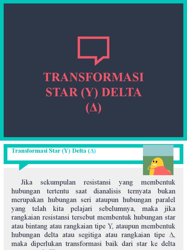 Transformasi Rangkaian Star Delta | PDF