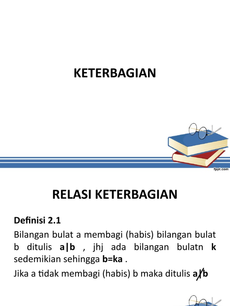 Relasi dan Teorema Keterbagian Bilangan Bulat | PDF