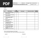 Form Checklist Kotak p3k | PDF