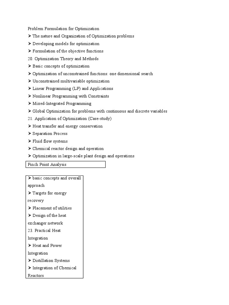 Problem Formulation For Optimization | PDF | Mathematical Optimization | Distillation