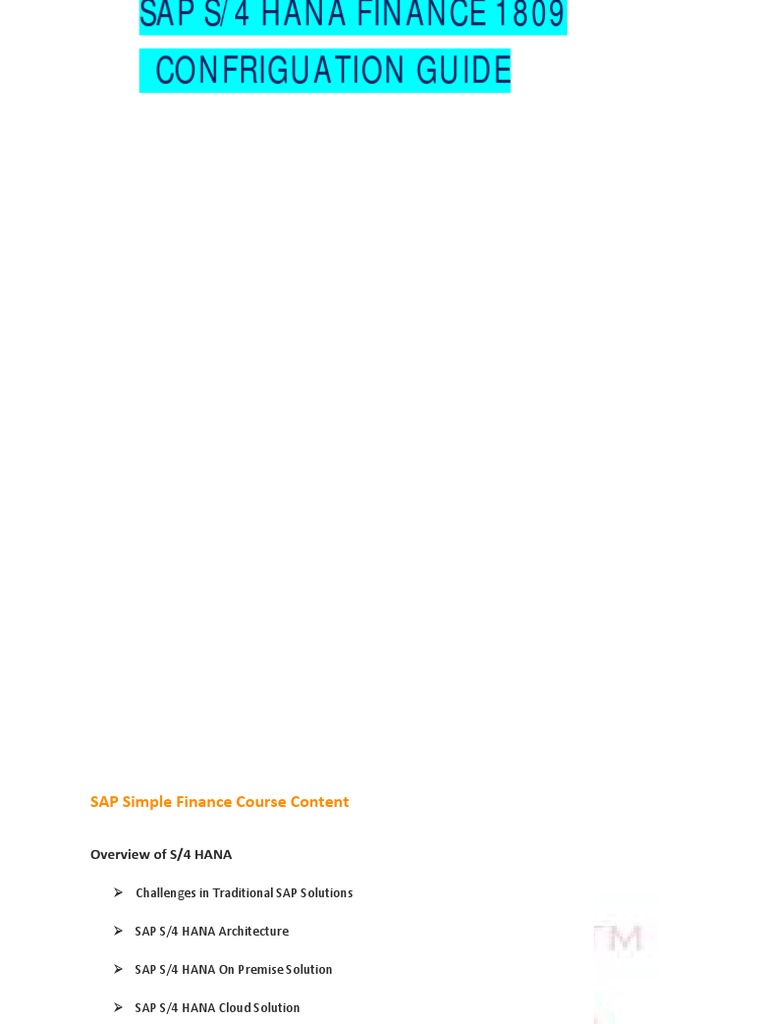 Simple Finance | PDF | Sap Se | Business