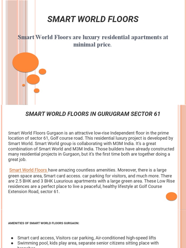 Smart World Floors | PDF