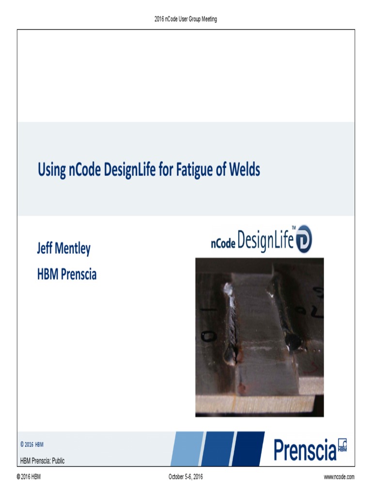 2016 CodeUGM Usingn Code Design Life For Fatigue of Welds | PDF ...