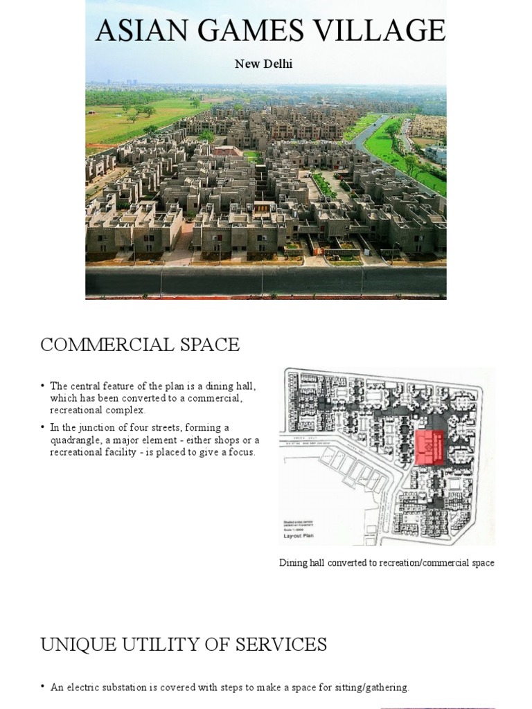 Asian Games Village: Design & Features | PDF | Courtyard | Apartment