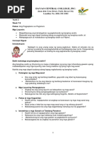 GRADE 7 Lesson Plan ESP 7 | PDF