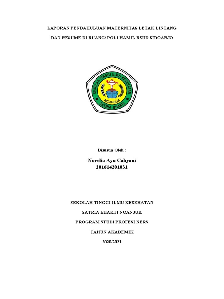 Penanganan Letak Lintang Janin | PDF